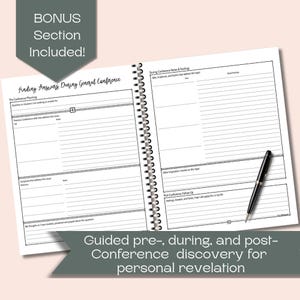 LDS General Conference Study Guide Printable Conference Journal for LDS ...