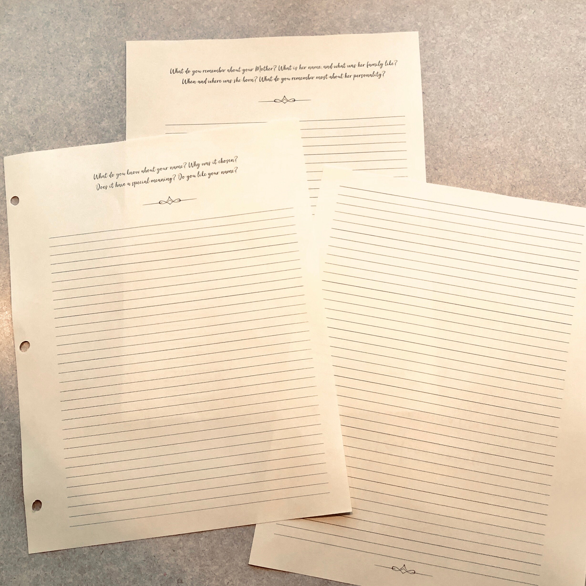 My Life Journal Life Story Journal Journal With Prompts - Etsy Australia