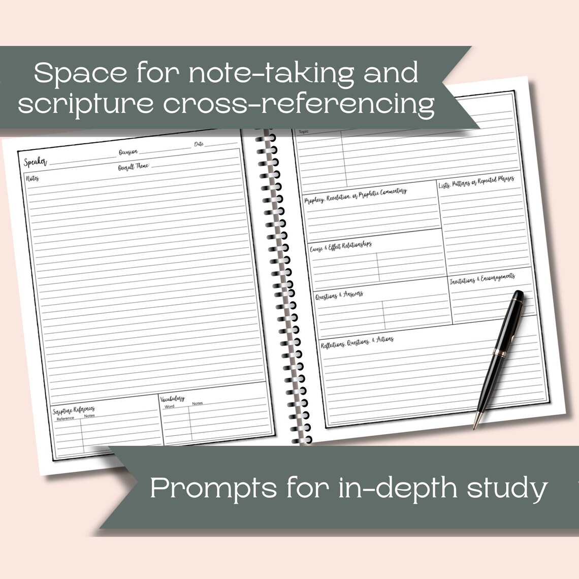 LDS General Conference Study Guide Printable Conference Journal for LDS ...