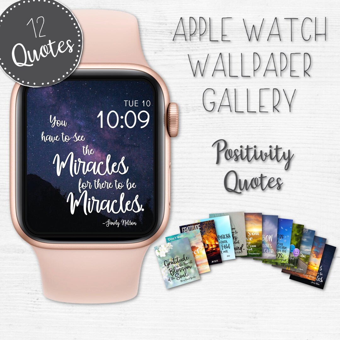 Apple Watch Wallpaper Positivity Quotes Gallery Gratitude Happiness ...