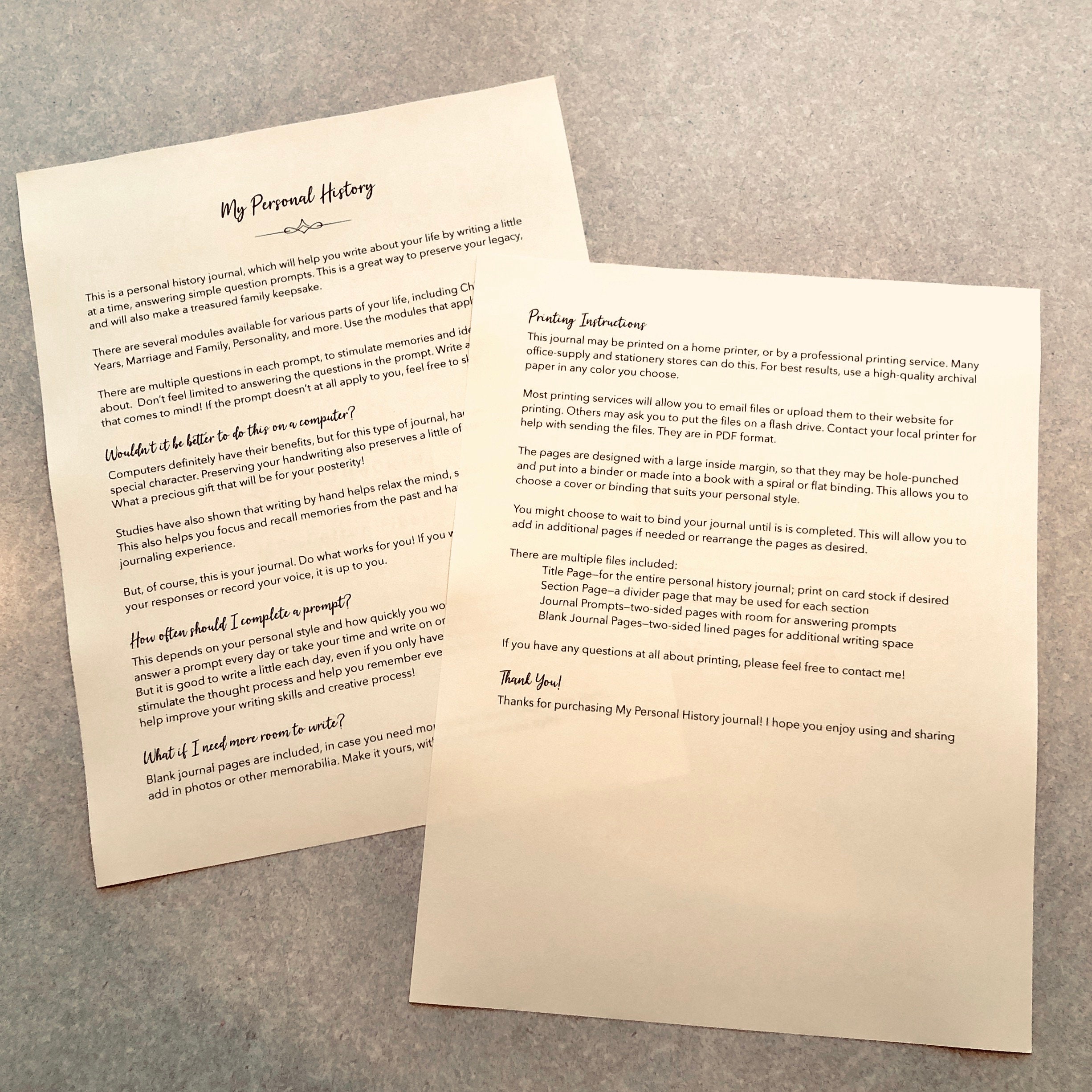 My Life Journal Life Story Journal Journal With Prompts - Etsy Australia