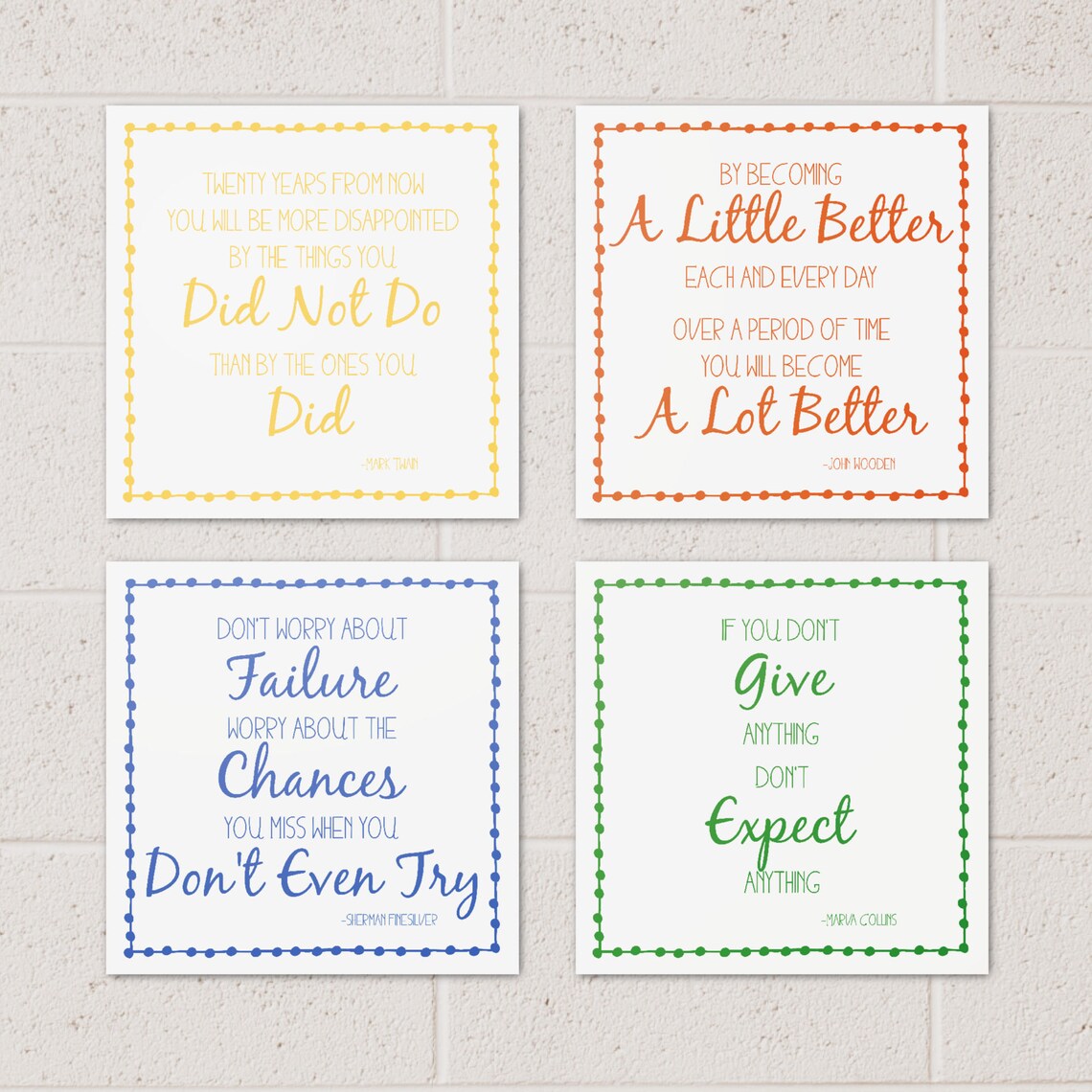 Growth Mindset Printable Posters for Classroom, Homeschool Decor ...