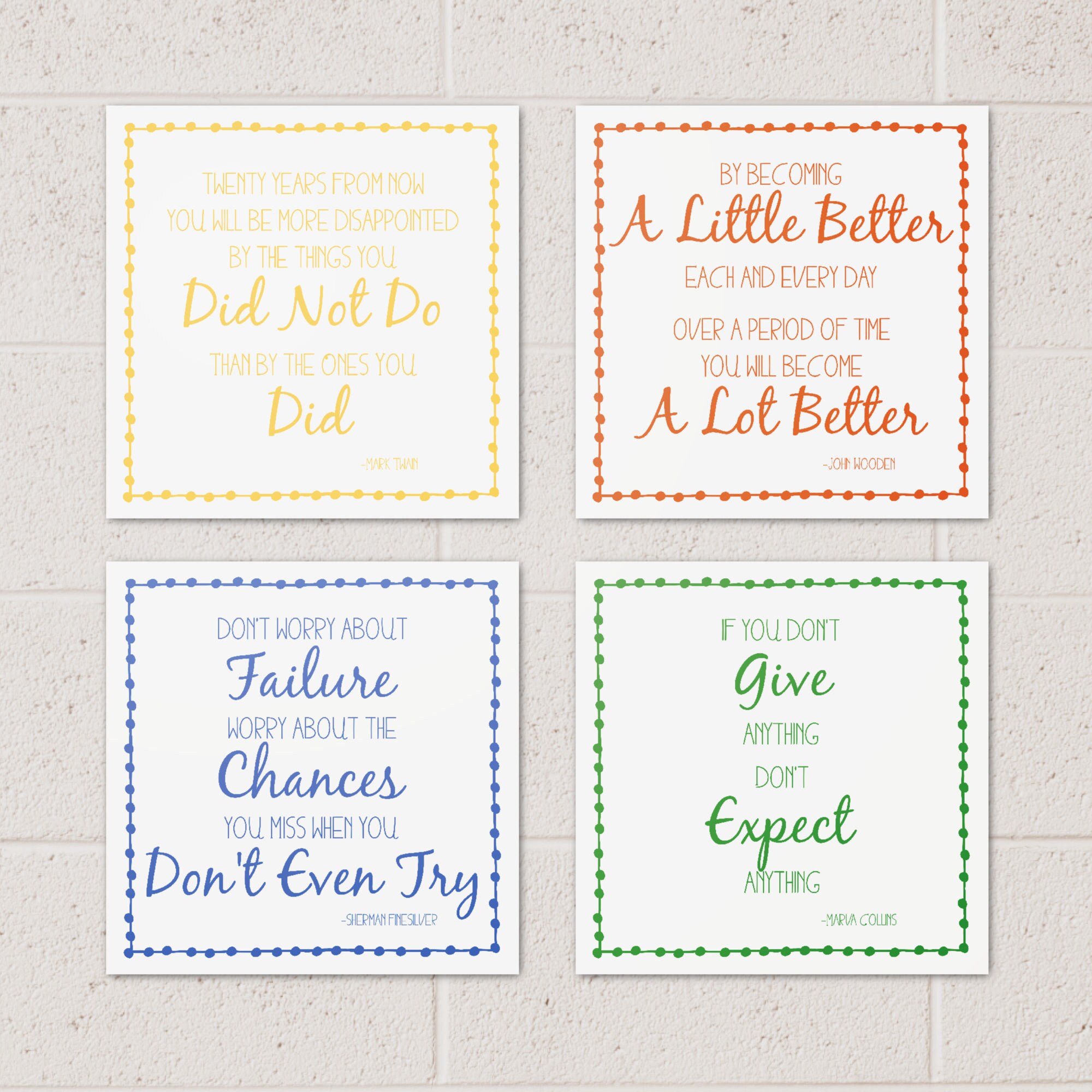 Growth Mindset Printable Posters for Classroom, Homeschool Decor ...