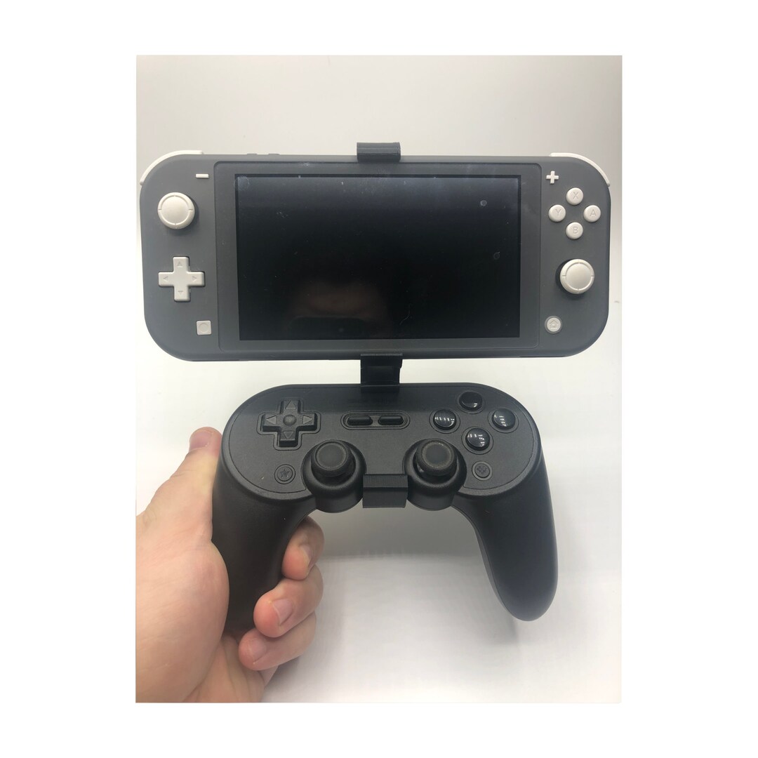 3D Printed Switch Lite Controller Mount Clip for 8bitdo SN30 Pro Plus ...