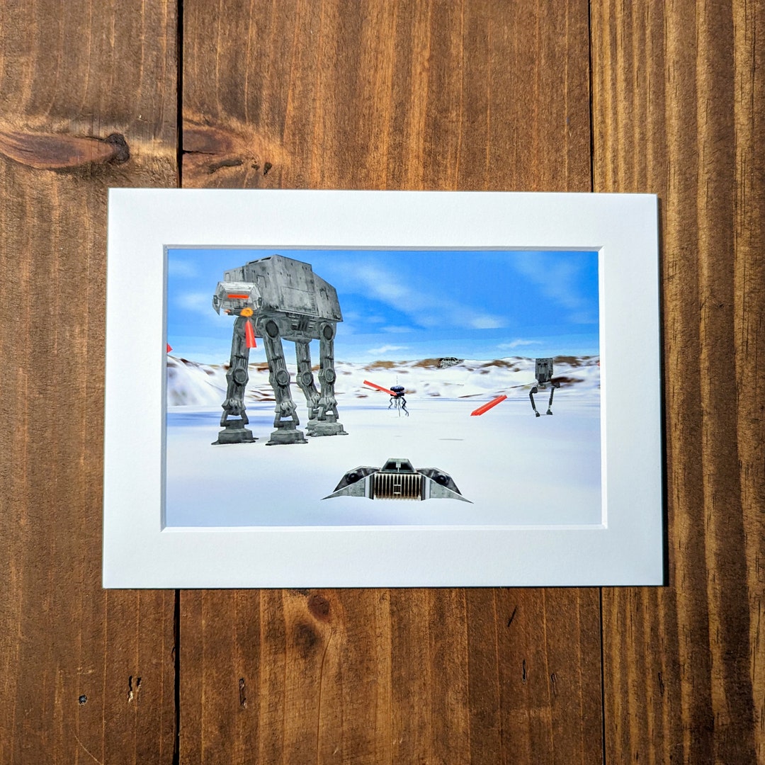 Battle on Hoth - 5x7 Art Print - Digital Photography - Etsy
