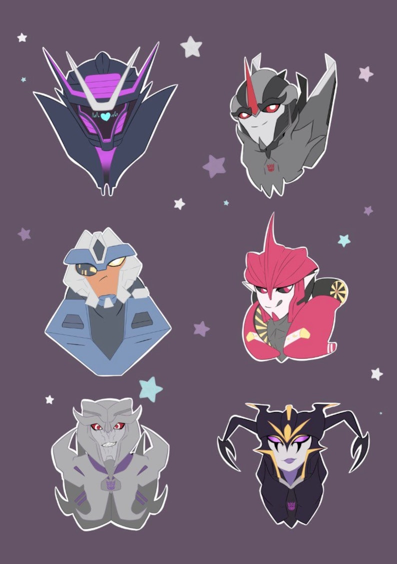 Transformers Prime Chibi Sticker - Etsy