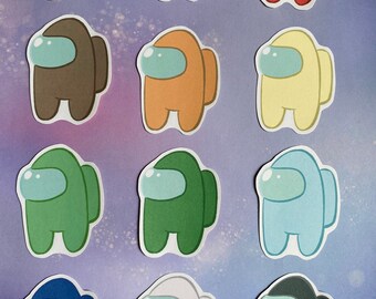Among Us Sticker Pack - Etsy