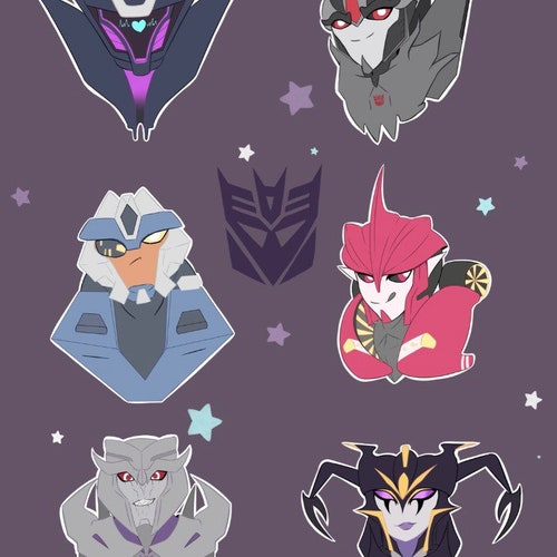 Transformers Prime Chibi Sticker - Etsy