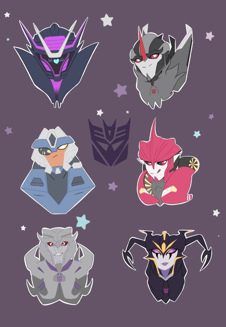 Transformers Prime Chibi Sticker - Etsy