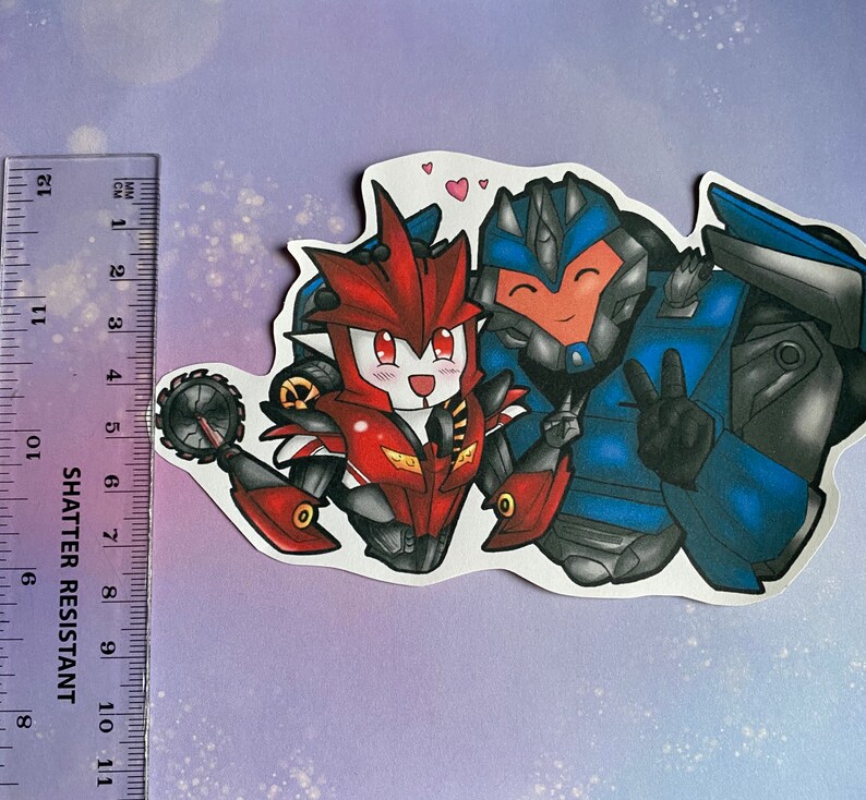 Transformers prime knockout x Breakdown stickers | Etsy