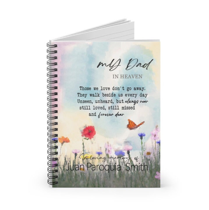 In Loving Memory of My Dad Dad Memorial Journal Dad in - Etsy