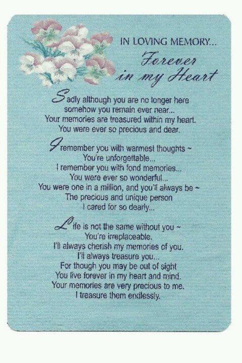 In Loving Memory of My Husband Husband Remembrance Gift Loss - Etsy