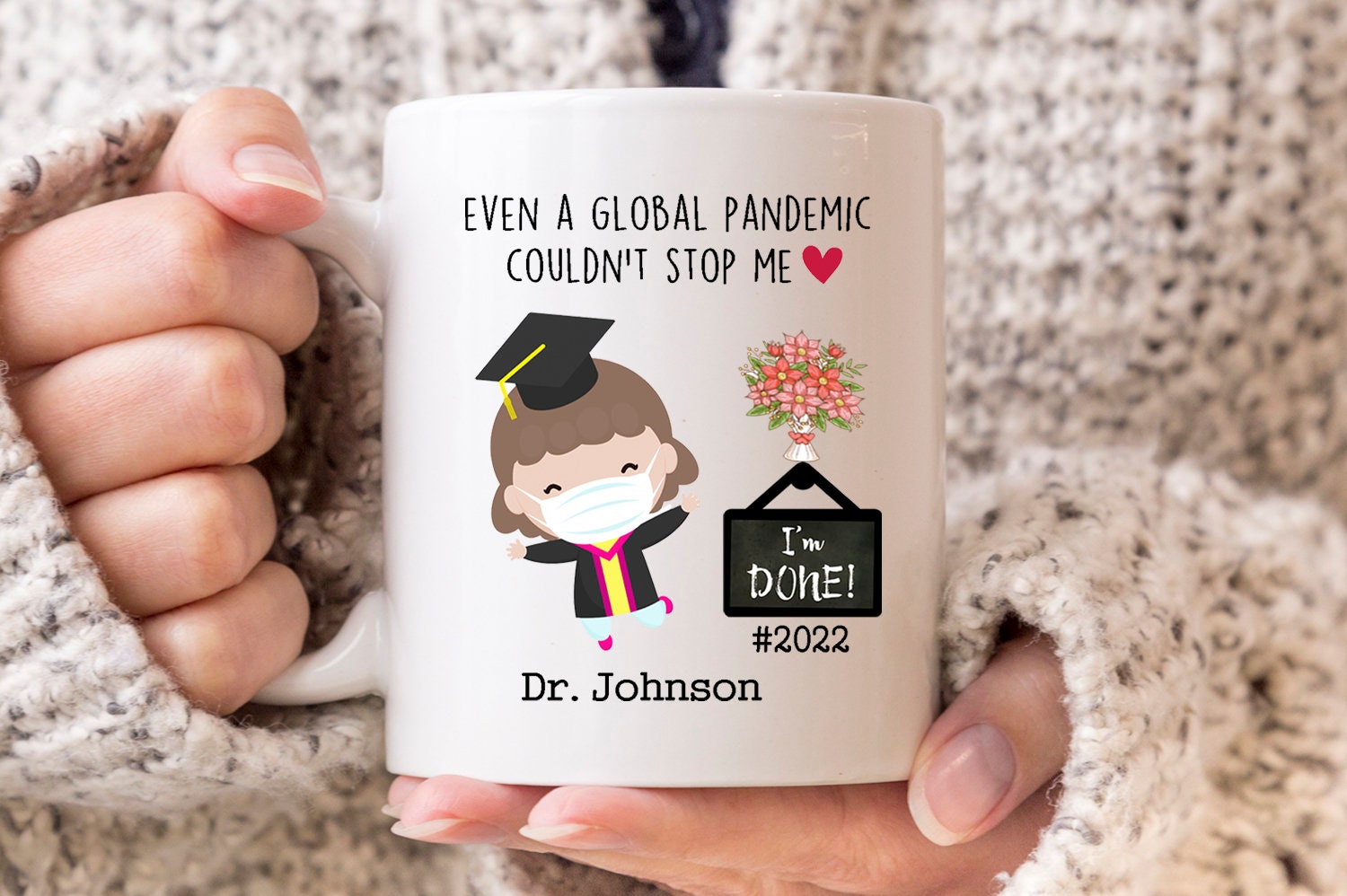 Custom Graduation Gift New Doctor Cup Phd Student Gift - Etsy