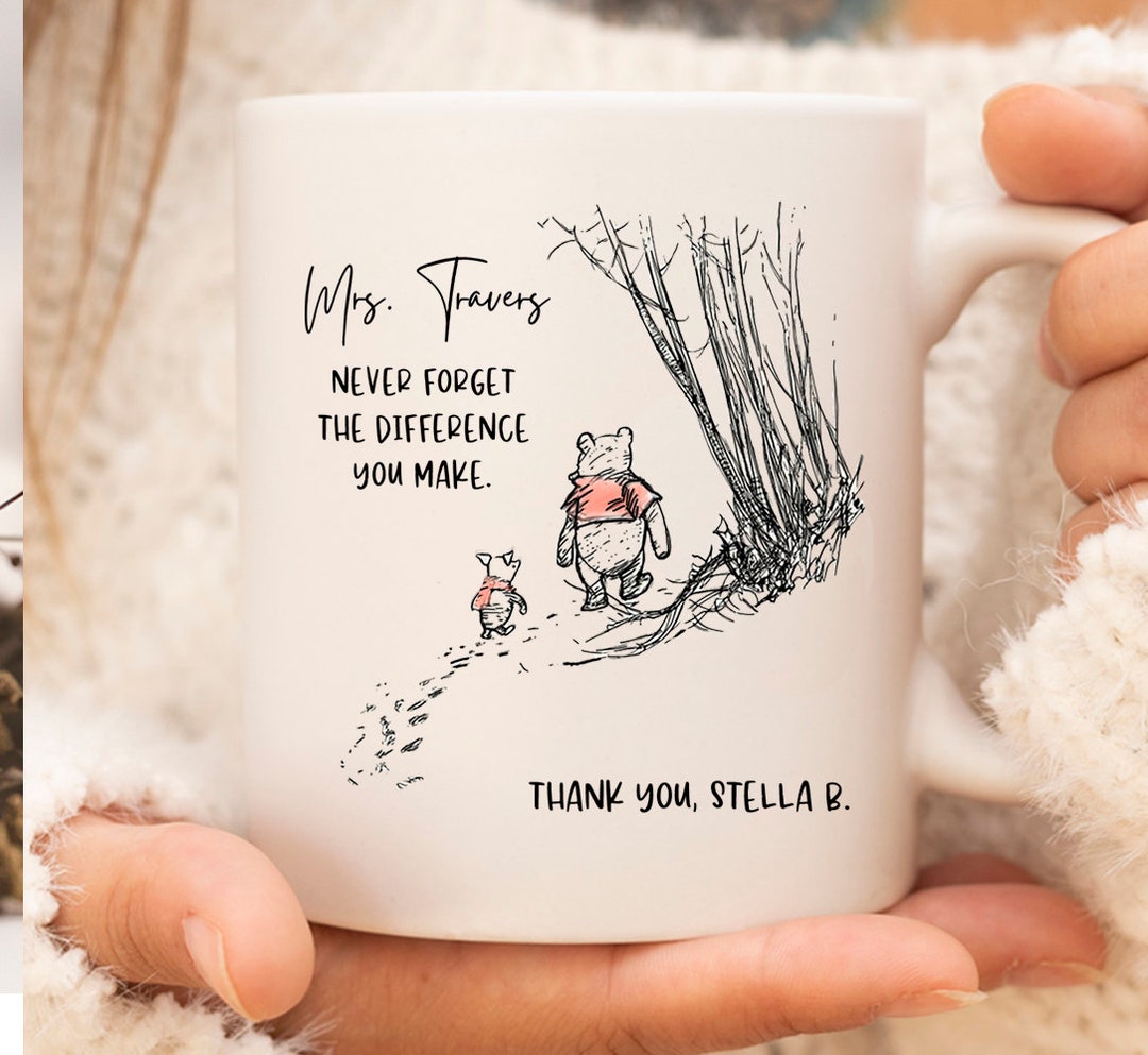 Never Forget the Difference You Make, Teacher Appreciation Gift, Winnie ...