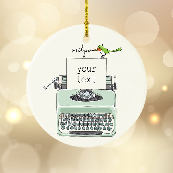 Writer Ornament - Etsy