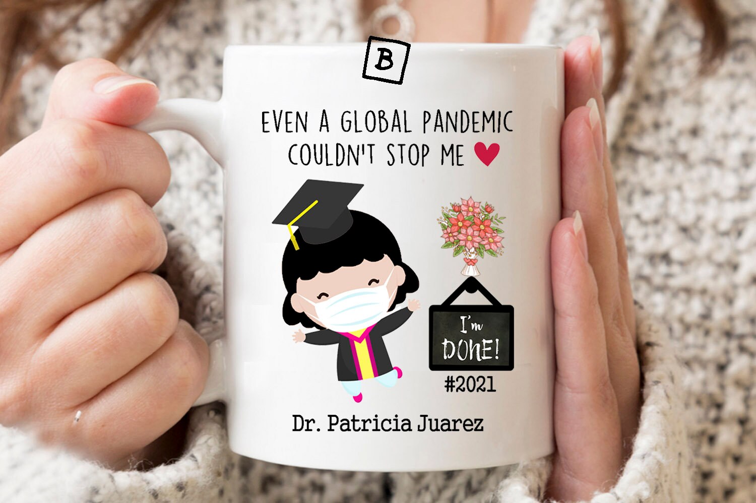 Custom Graduation Gift New Doctor Cup Phd Student Gift - Etsy