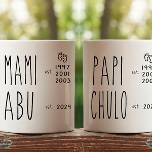 Spanish Mama Abuela, Mexican Grandma Gift, New Nana Gigi Mimi, New ...