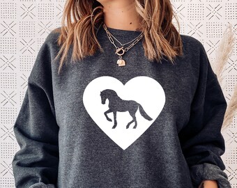 Horse Head Sweatshirt, Horse Sweatshirt, Gift for Horse Lover, Cowgirl ...