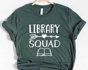 Library Squad Shirt - Etsy