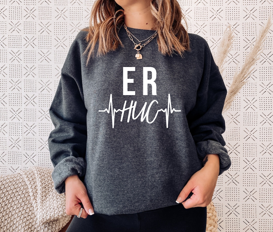 ER HUC Sweatshirt, ER Huc Shirt, Huc Gifts, Health Unit Coordinator ...