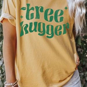 Tree Hugger Shirt, Tree Shirt, Nature Lover Tshirt, Camping Shirt ...