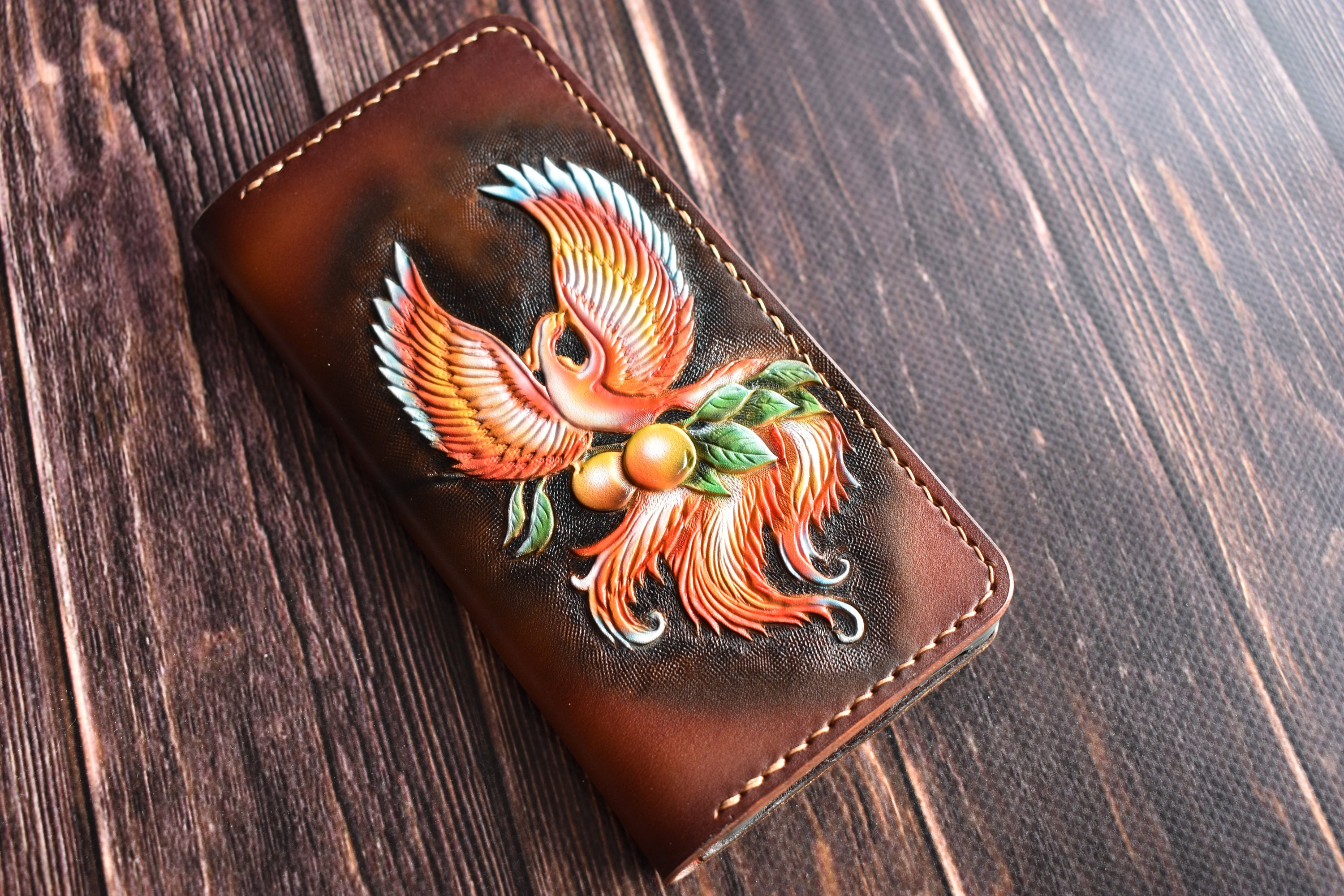 Custom Hand tooled Phone case leather phone case leather | Etsy