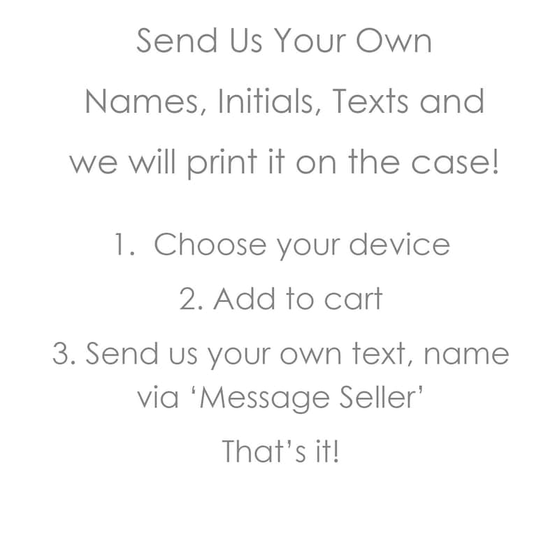 Personalized Name Samsung Galaxy Phone Case: Custom Initial Text Cover ...