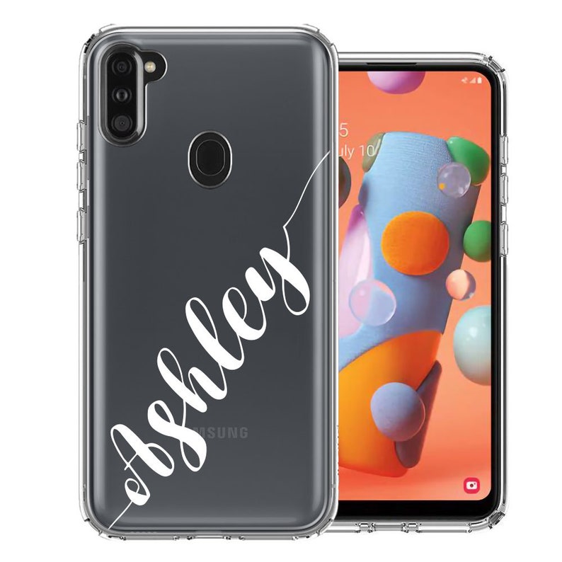 Personalized Name Samsung Galaxy Phone Case: Custom Initial Text Cover ...