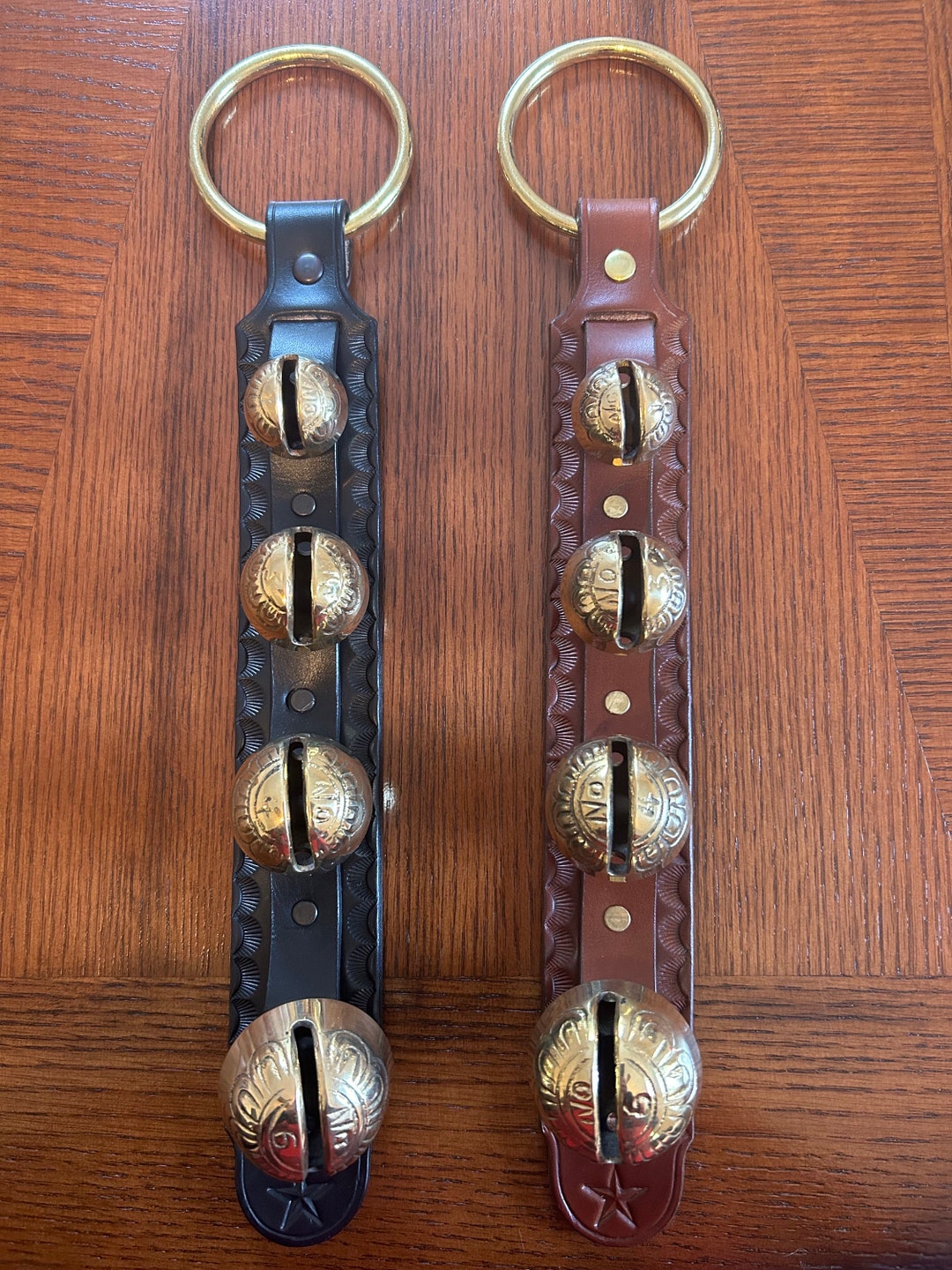 Solid Brass Sleigh Bells - Etsy