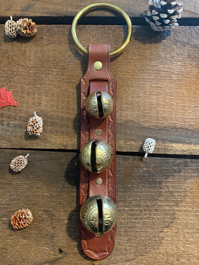 Solid Brass Sleigh Bells - Etsy