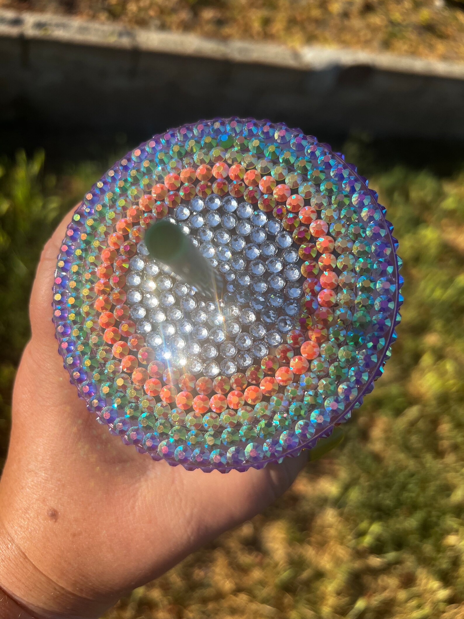 Rainbow Pride Rhinestone Starbucks Cup - Etsy