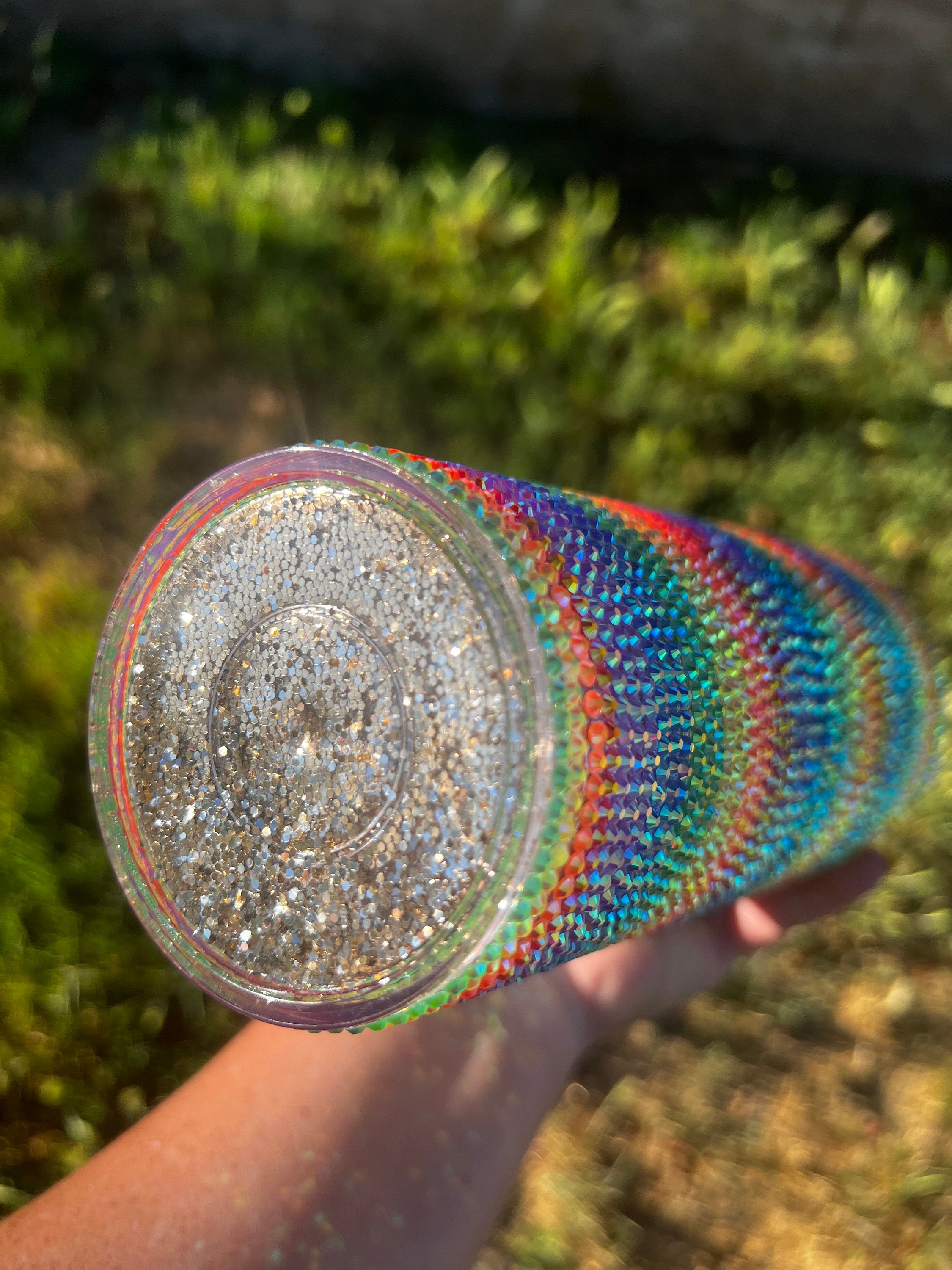 Rainbow Pride Rhinestone Starbucks Cup - Etsy