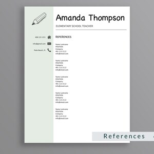 Teacher Resume Template | Modern Resume Template | Professional Resume ...
