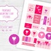Valentine Stickers, Printable Scrapbook Planner Stickers (digital ...