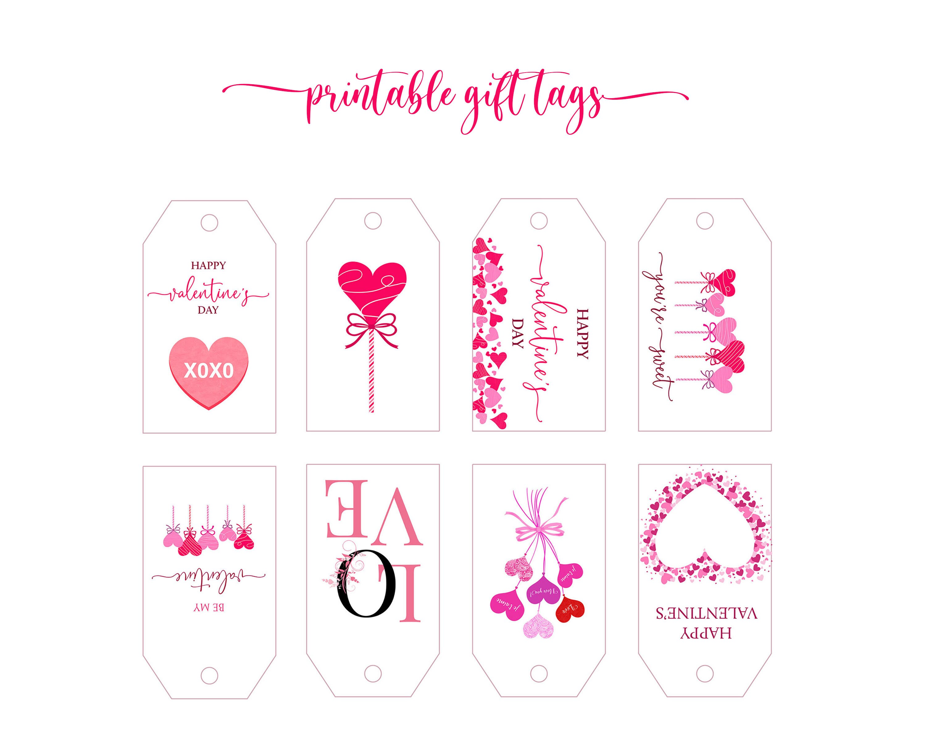 Valentine's Printable Bundle, Valentine's Day Printables, - Etsy