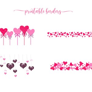 Valentine's Printable Bundle, Valentine's Day Printables, - Etsy