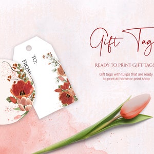 Tulip Clipart, Watercolortulip Clipart, Floral Clipart, Spring Clipart ...