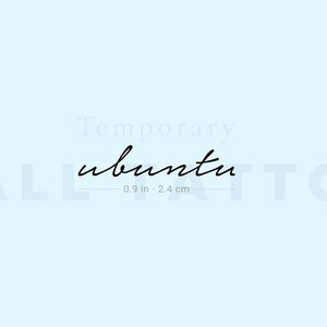 Ubuntu Temporary Tattoo set of 3 - Etsy