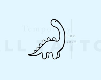 Diplodocus Tattoos - Etsy UK