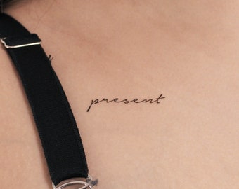 Vegan Temporary Tattoo set of 3 - Etsy