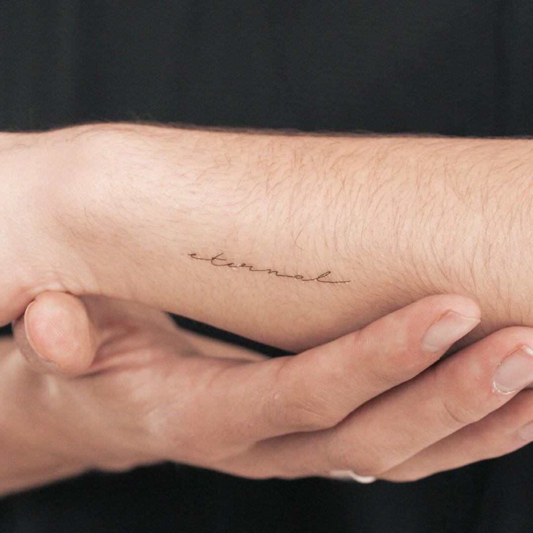 Eternal Temporary Tattoo by Jakenowicz (set of 3) - Etsy