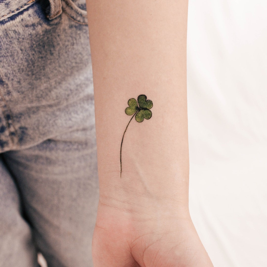 Clover by Ann Lilya Temporary Tattoo (set of 3) - Etsy