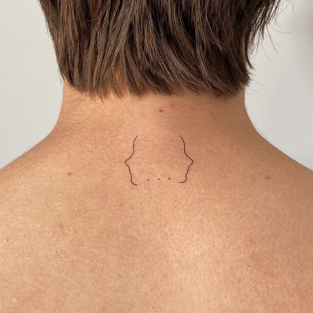 Ellipsis Temporary Tattoo by Emba (set of 3) - Etsy