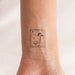 Sunset Stamp Temporary Tattoo set of 3 - Etsy