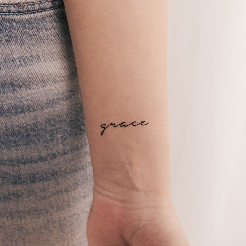 Grace Tattoo - Etsy