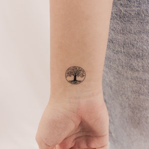 Small Tree of Life Temporary Tattoo (set of 3) - Etsy
