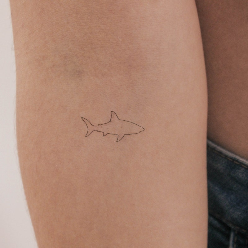 Shark Henna Tattoo - Etsy Australia