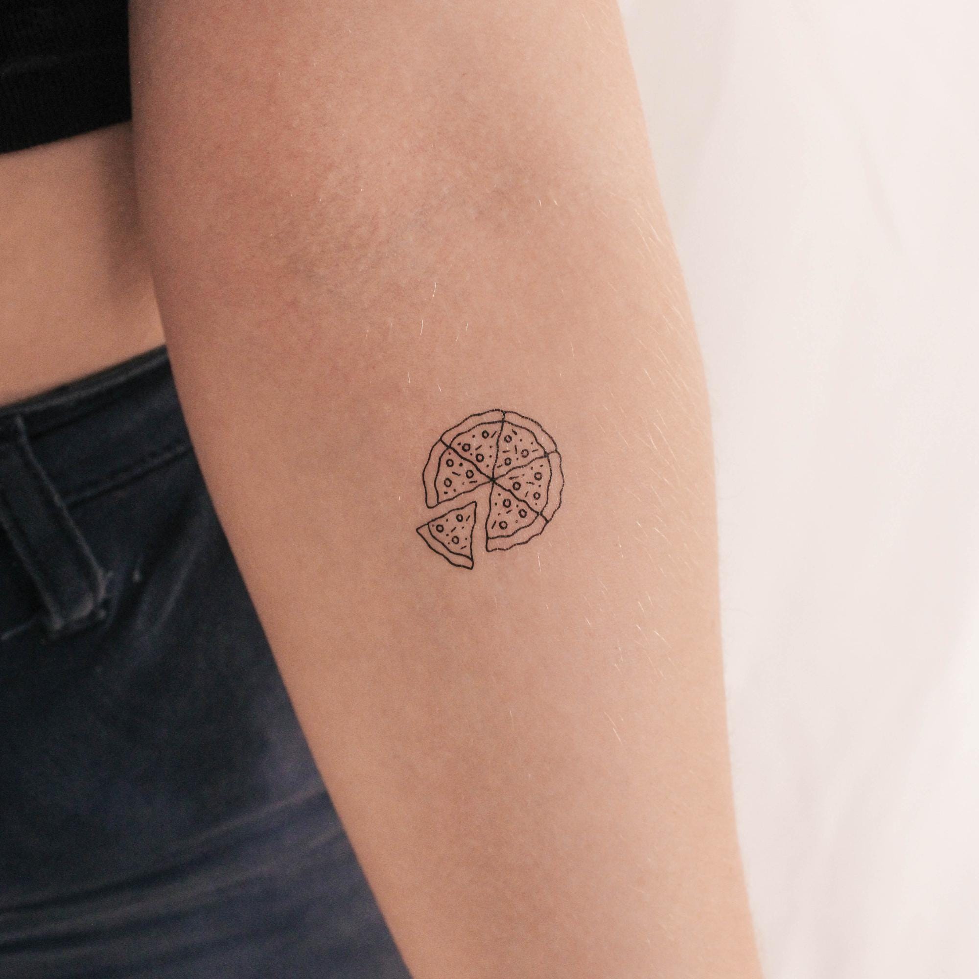 Fake Pizza Tattoos