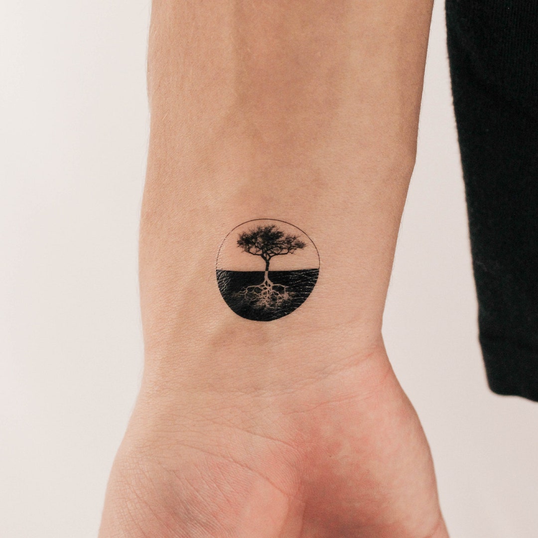 Tree of Life Temporary Tattoo (set of 3) - Etsy