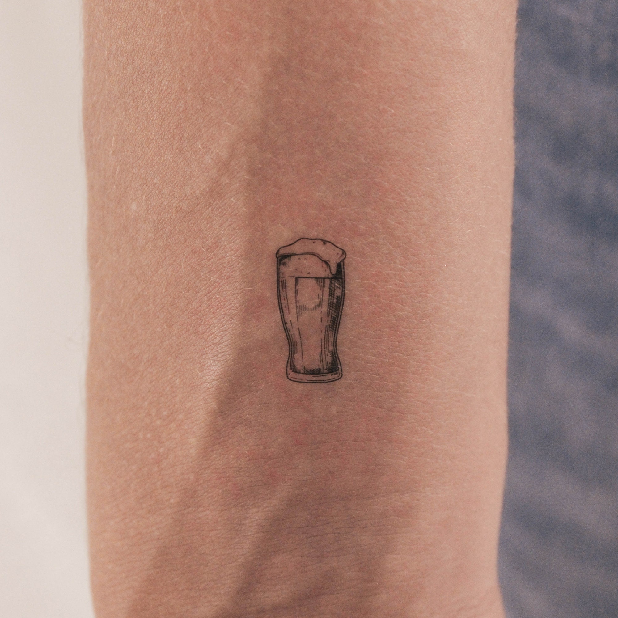 Beer Bottle Tattoo